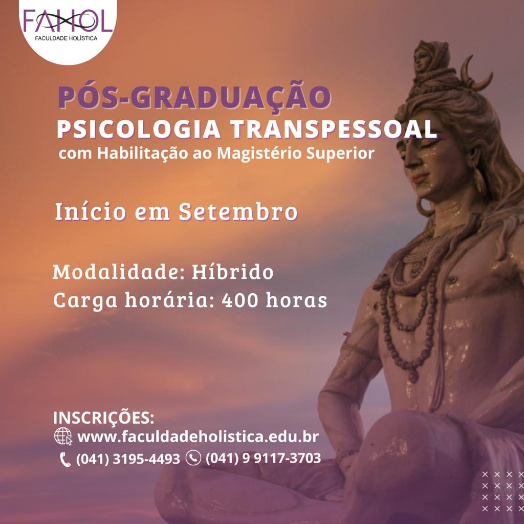 pós graduação – FAHOL – FACULDADE HOLÍSTICA